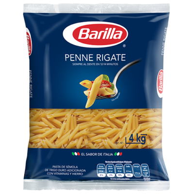 Pasta Penne Rigate (Pluma) Barilla 3/4 kg – Pidefácil Raúl