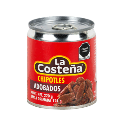 Chipotle Adobado La Costeña 24/220 gr – Pidefácil Raúl